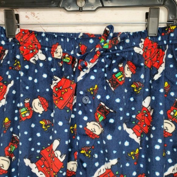 Peanuts | Pants & Jumpsuits | Peanuts Med Women Fleece Pajama Pants ...